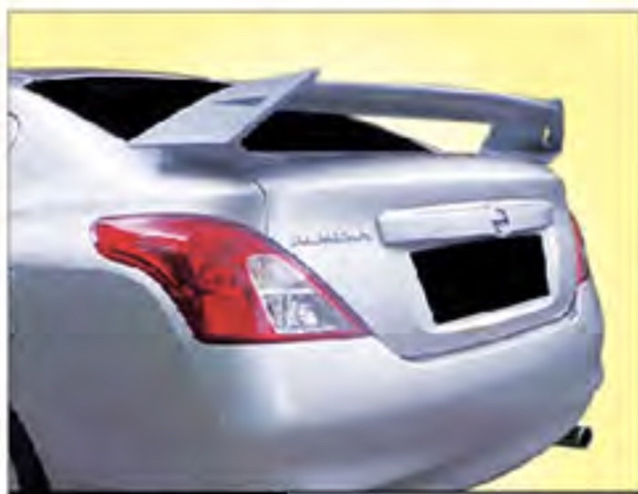 NISSAN ALMERA 2013 SPOILER (GALAXY) FIBERGLASS SKIRT LIP BODYKIT ...