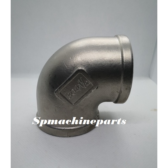 Stainless Steel SS304 90 Degree Circular Elbow 1 1/2" (40mm) | Shopee ...