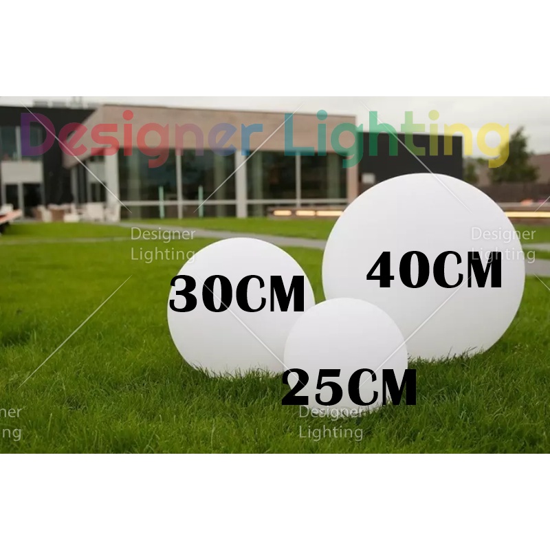[30cm 12inch] Outdoor Globe Light Opal Globe Gate Light Weather Proof ...