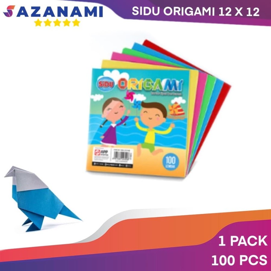 Origami PAPER SIDU 12 X 12 FOLDING PAPER COLOR PAPER 1 SIDE CONTENTS ...