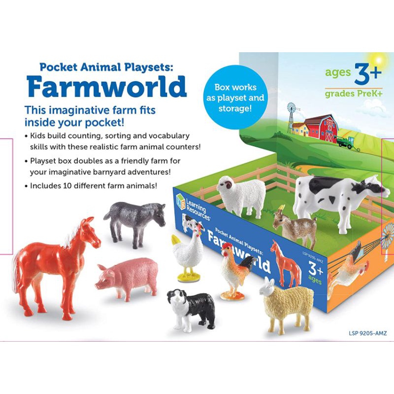 Learning Resources Pocket Animal Playsets, Imaginative Play — Ocean Sea ...