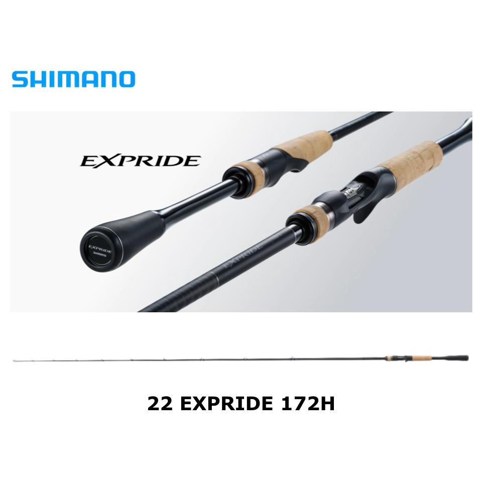 NEW 2022 SHIMANO fishing rod EXPRIDE BAITCASTING ROD WITH 1 YEAR LOCAL WARRANTY | Shopee Malaysia
