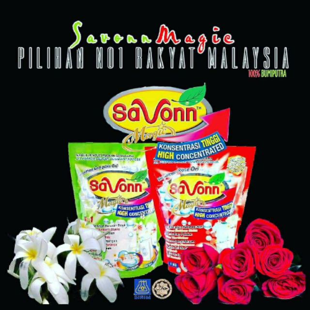 ORIGINAL SAVONN Savon 5 IN 1 / SAVON || CHAMPACA & ROSE Serbuk Pencuci Ajaib Jimat Pencuci ...