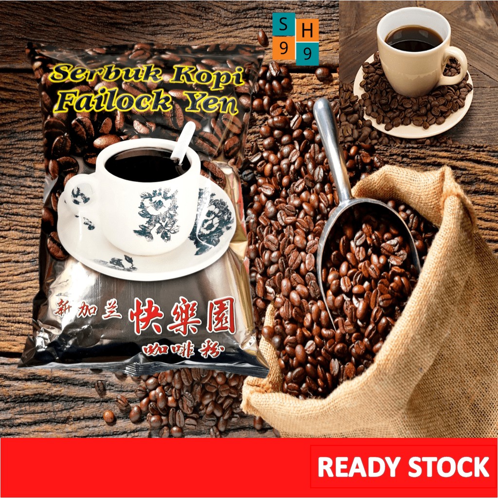 【500g】 Traditional Coffee Powder / Serbuk Kopi Failock Yen【新加兰快乐园咖啡粉 ...