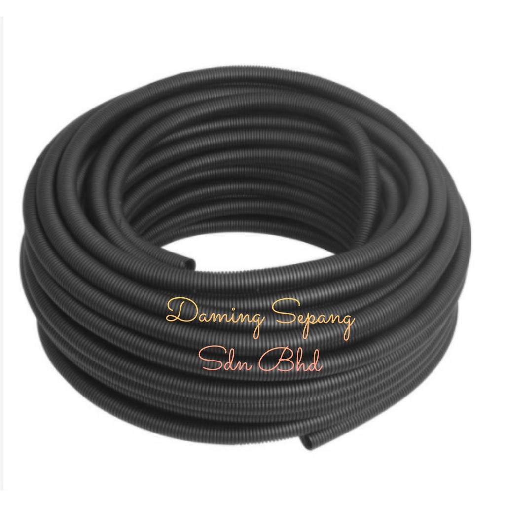 Superflex PVC Conduit Corrugated Flexible Pipe 20mm/ 25mm(White / Black ...