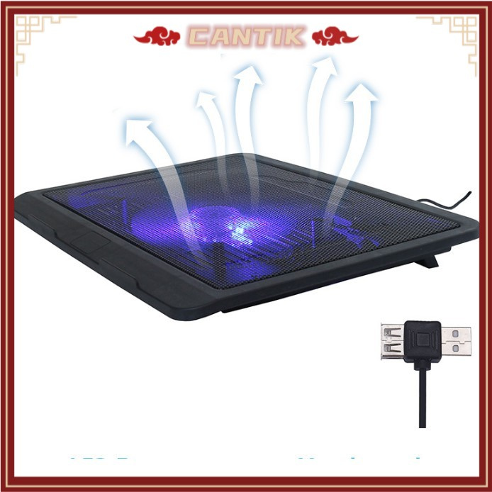 🛒READY STOCK🎉 Laptop Notebook Cooler USB External Cooling Pad Slim ...