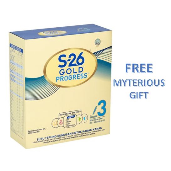 (clearance) S-26 S26 Gold Progress Step 3 milk powder(600g) | Shopee ...