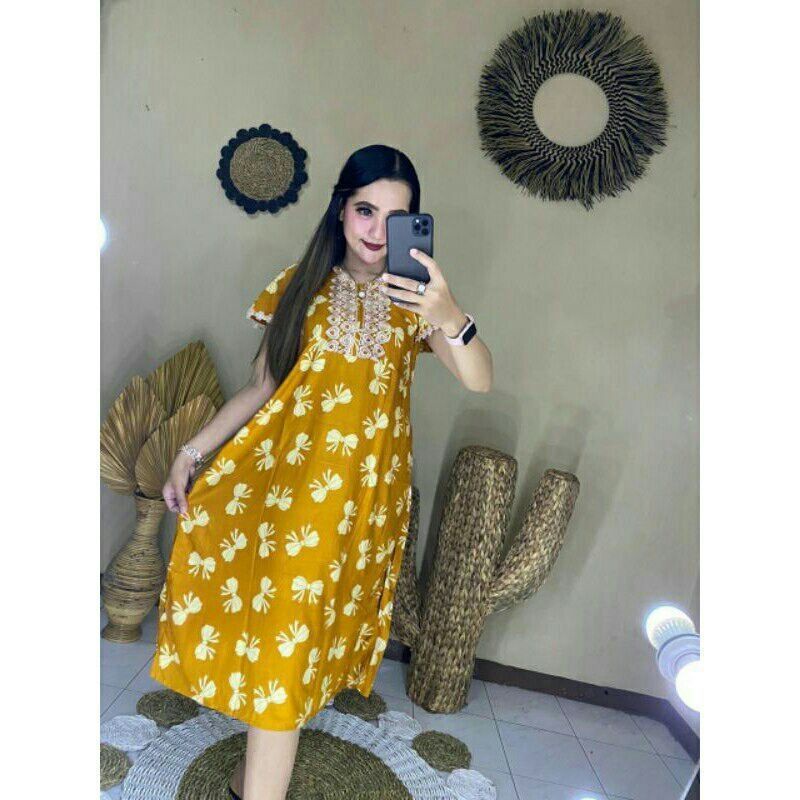 Negligee Tunic Ribbon ll Arabic Negligee NISSA ll RAYON Fabric SUPER ...