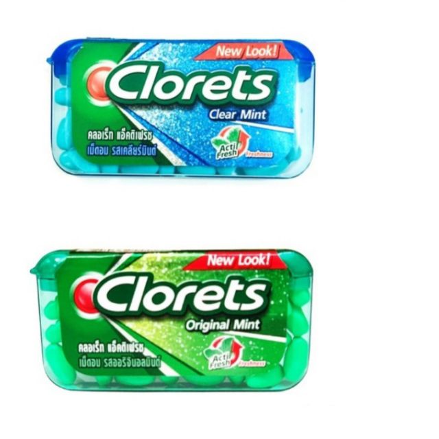 CLORETS ORIGINAL MINT / CLEAR MINT (14g x 12pcs) | Shopee Malaysia