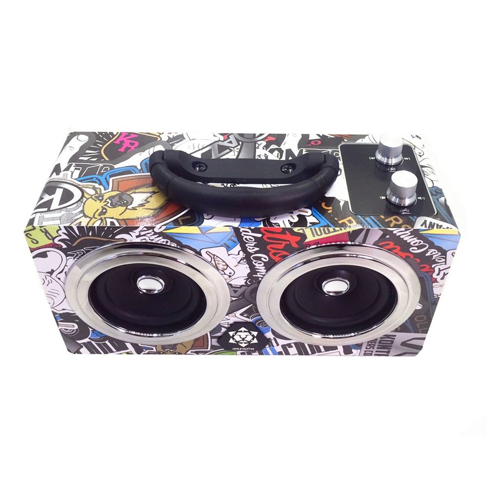 Graffiti Hip Hop Multi-function Bluetooth Portable Loudspeaker Music Speaker Box | Shopee Malaysia