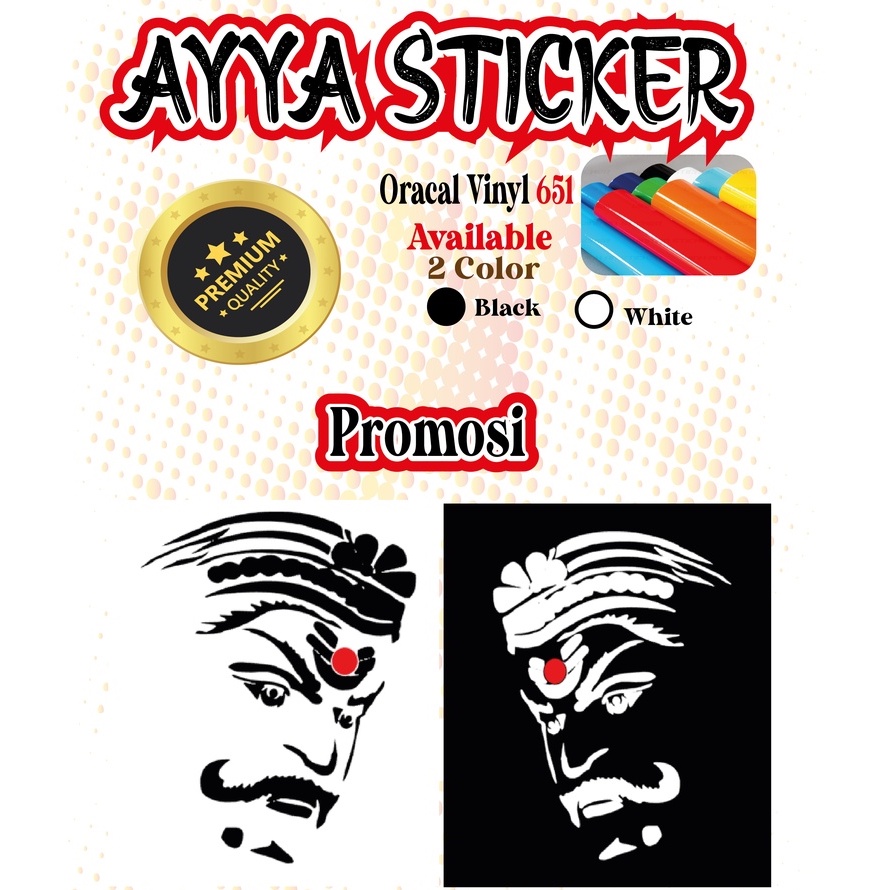 Hindu God Ayya Sticker/Muni Sticker/Oracle 651/ Car,Lorry,Bas,Motor ...