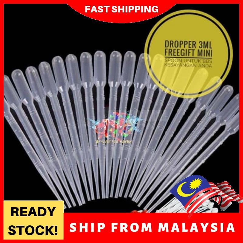 Dropper 3ml Untuk Bbs Artemia[FREEGIFT MINI SPOON] | Shopee Malaysia