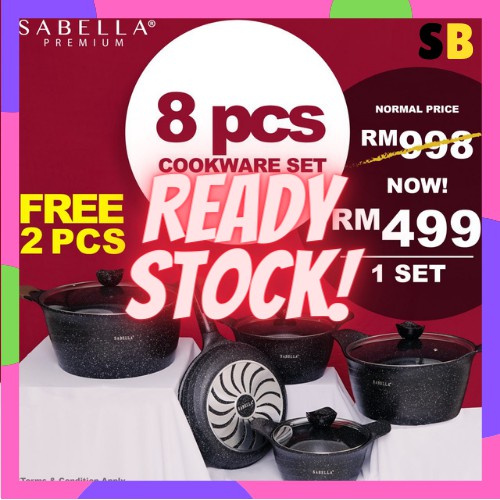 [READY STOCK] SABELLA COOKWARE SET / SET PERIUK MASAKAN EKSKLUSIF DARI ...