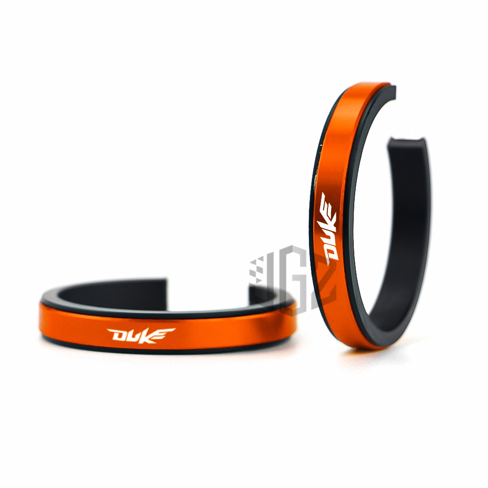 42-48mm DUKE Motorcycle CNC Shock Absorber Auxiliary Adjustment Rubber ...