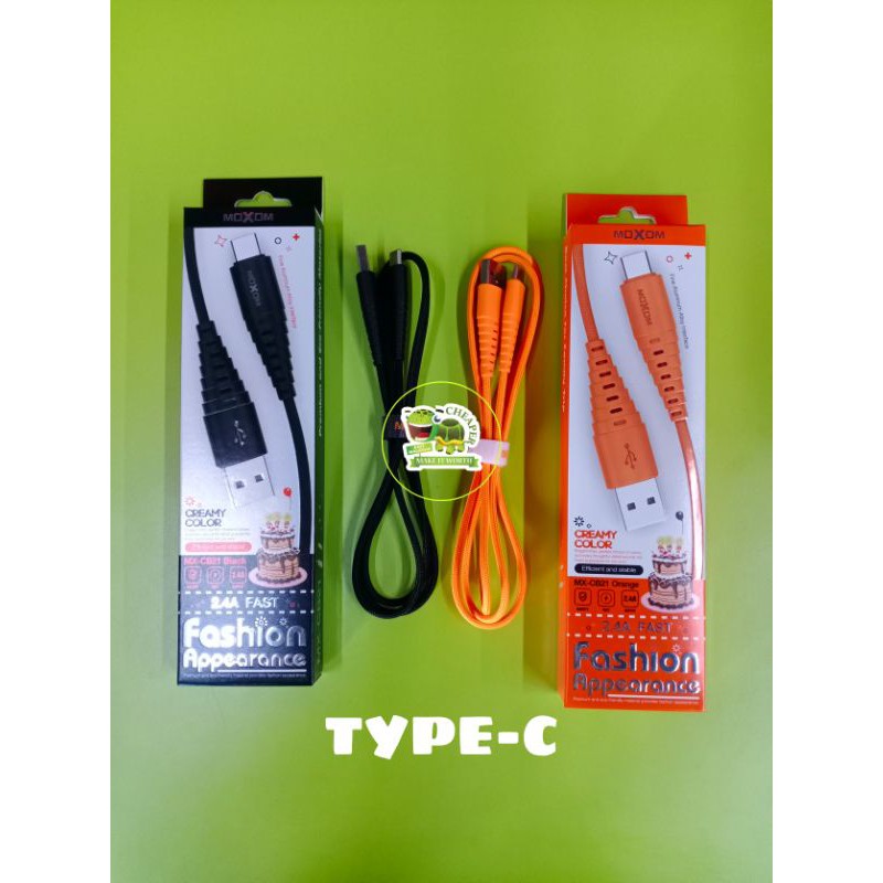MOXOM CABLE MX-CB21 (TYPE-C) | Shopee Malaysia