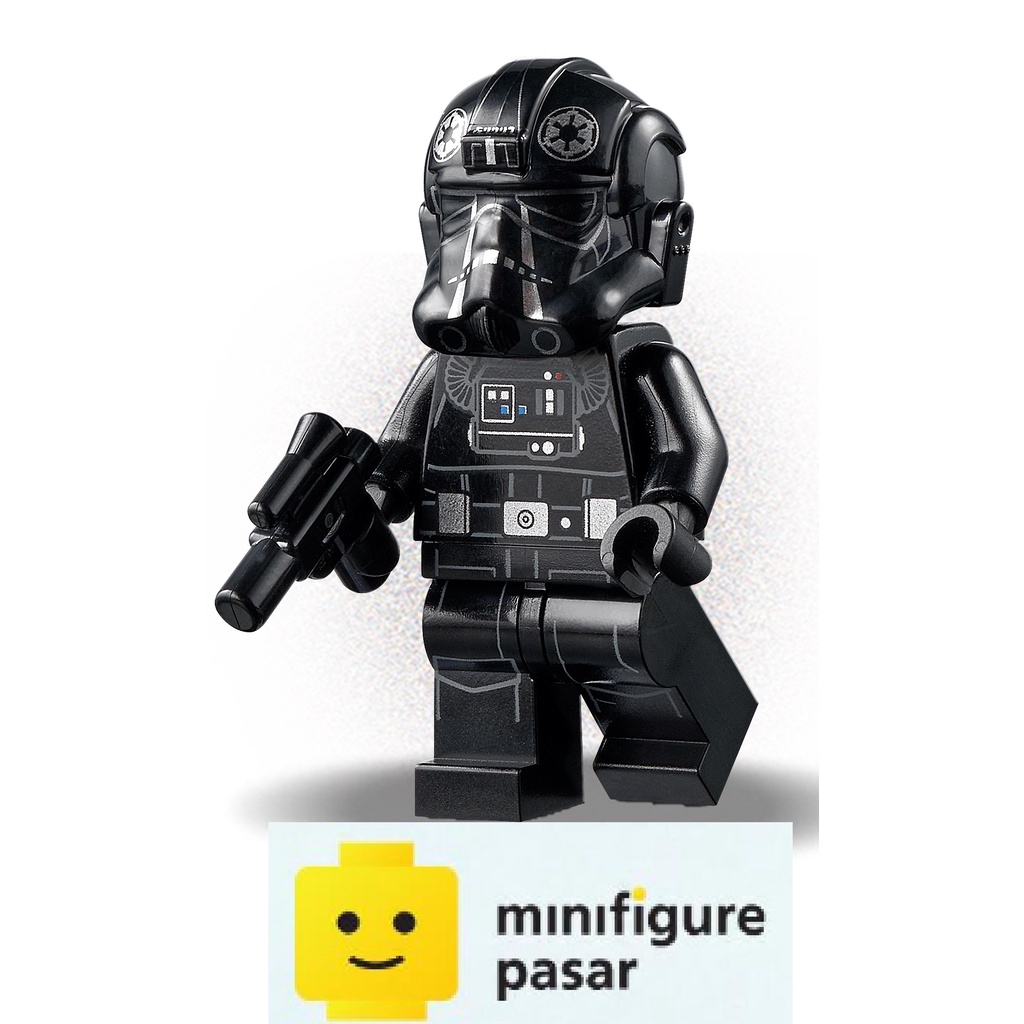 sw1138 Lego Star Wars 75300 - TIE Fighter Pilot Minifigure with Blaster ...