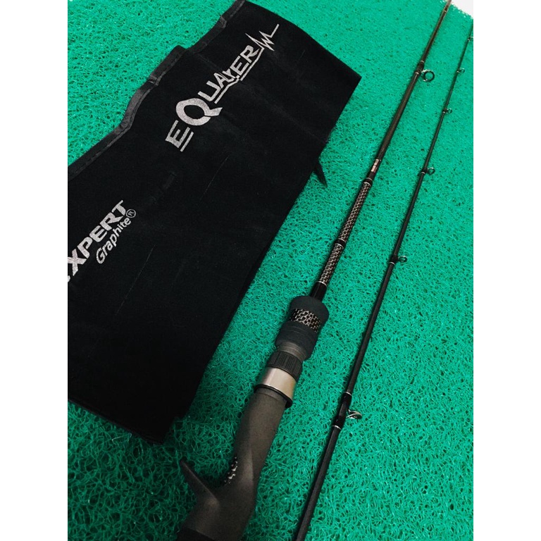 (JOM PANCING) Expert Graphite Equalizer (10-20lb) Baitcasting Rod +PVC ...