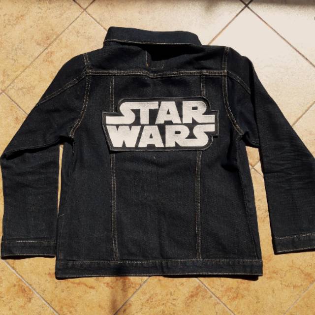 Star WARS BACKPATCH LOGO EXTRA LARGE EMBROIDERED BACK FABRIC JACKET ...