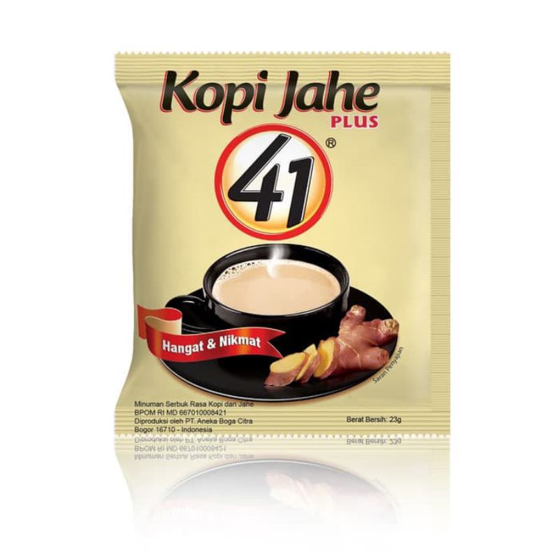 JAHE 41 Kopi Jahe Susu Jahe Wedang Jahe 1sachx25g Asli Indonesia ... JAHE 41 Kopi Jahe Susu Jahe Wedang Jahe 1sachx25g Asli Indonesia ...