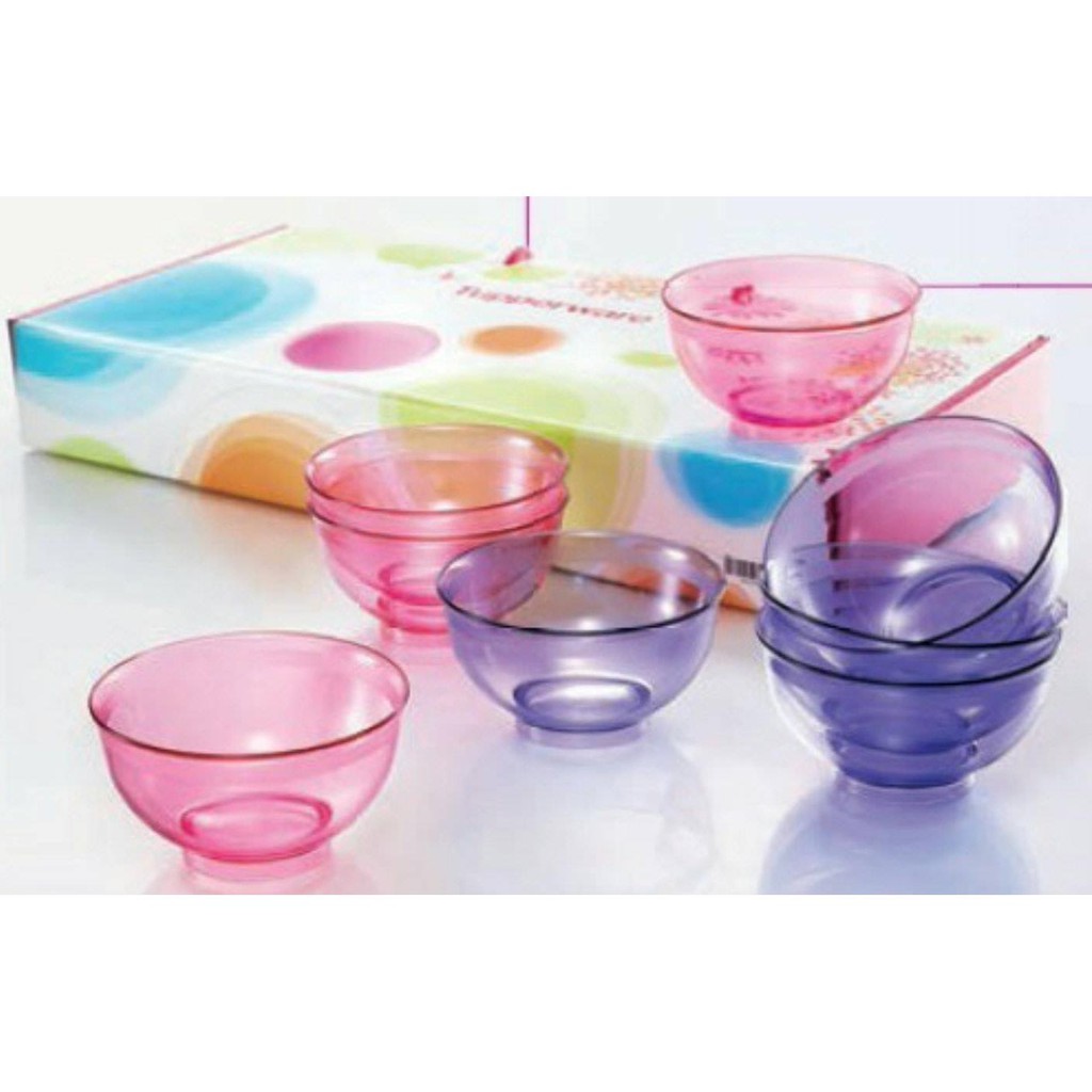 Product details of Tupperware Crystal Bowls (8) 250ml | Shopee Malaysia