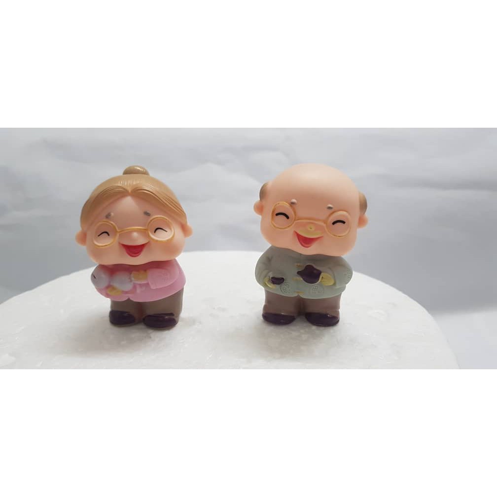 GrandMother And GrandFather Cake Derocation Topper High Quality ...
