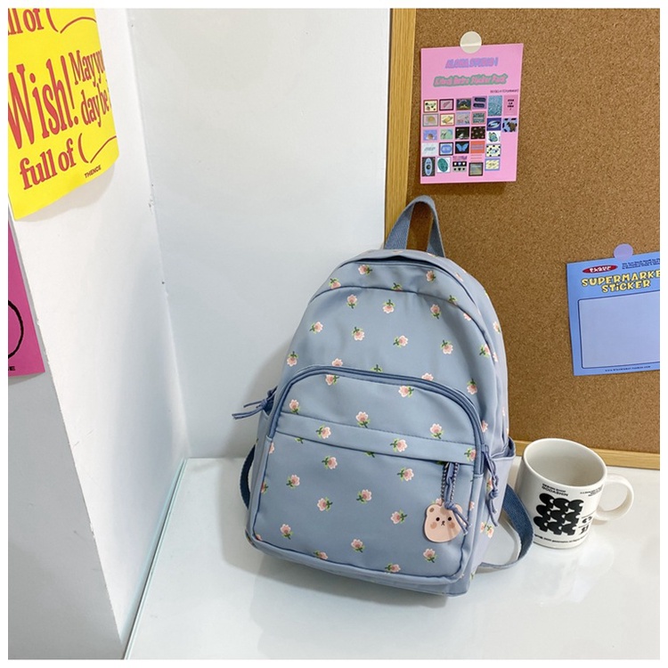 Kawaii Backpack Aesthetic Backpack Cute Floral Backpack Mini Flower ...