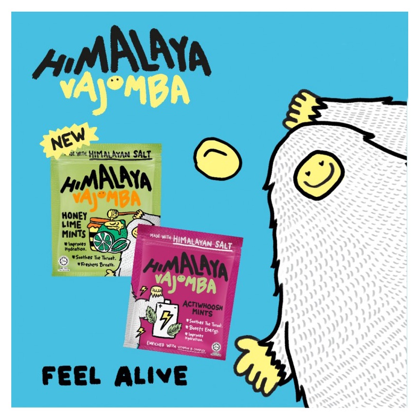 Himalaya Vajomba (Honey Lime Mint / Actiwhoosh Mints) 15gm [1box ...