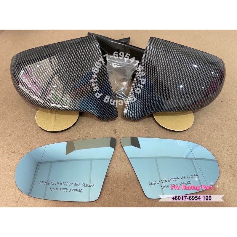 Sepasang 2biji Spoon Side Mirror Wira Carbon Satria Neo Eg9 Ek99 Ek Neo ...