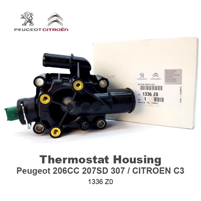 Peugeot Citroen [1336Z0] Thermostat Housing - Peugeot 206CC 207SD 307 ...