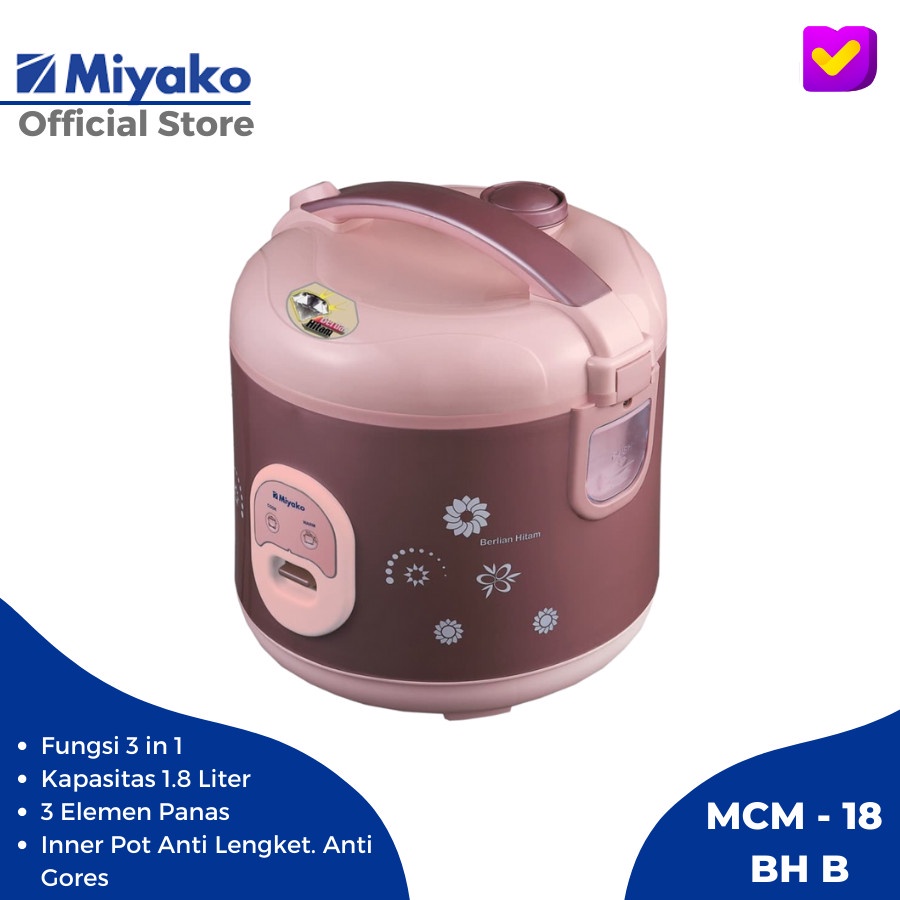 Magic com rice cooker miyako mcm 18 bh | Shopee Malaysia