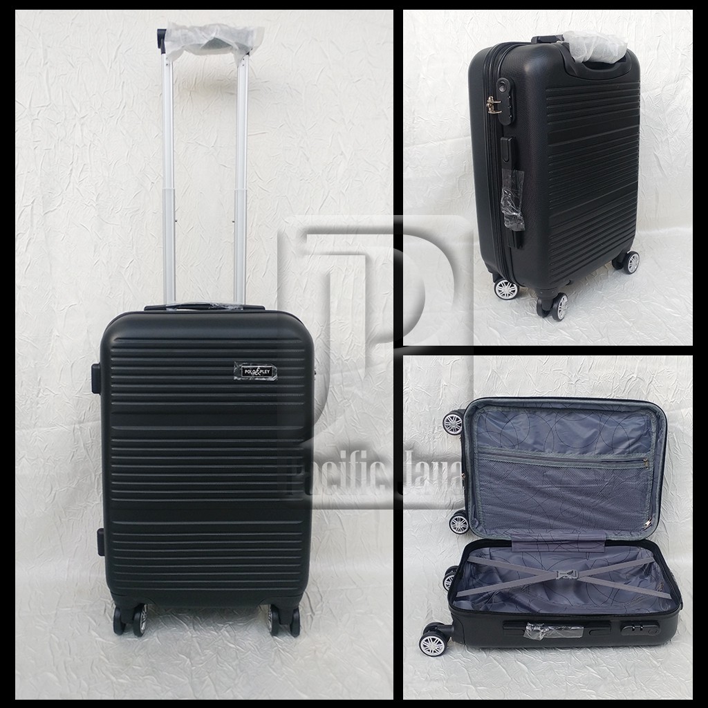 New! Polo Expley 2024 Expandable 20Inch Suitcase - Black | Shopee Malaysia
