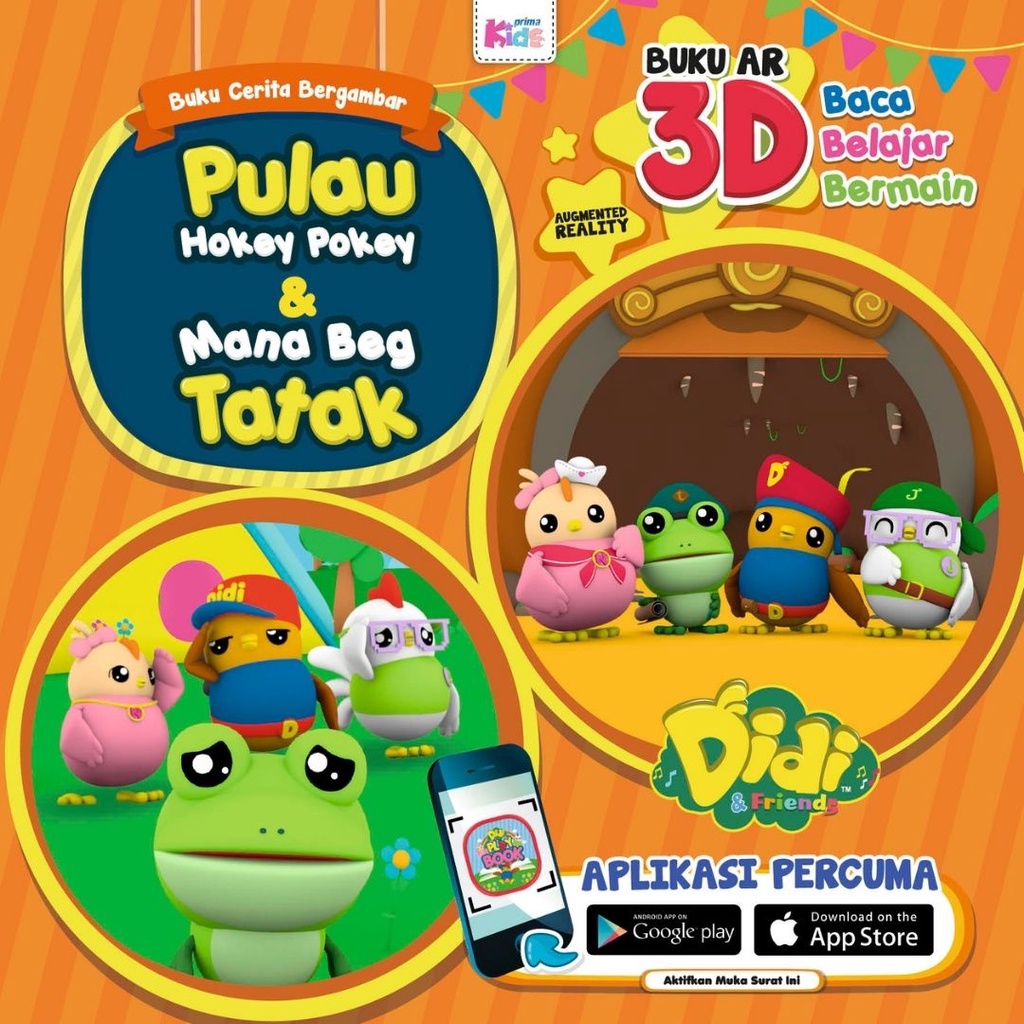 [Kids Prima] Didi & Friends : Pulau Hokey Pokey & Mana Beg Tatak (AR ...
