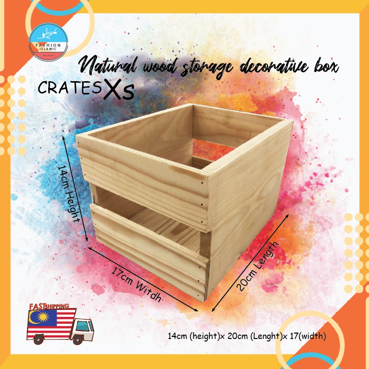 ( READYSTOCK )crates mini saiz 14x17x22cm ( EXTRA SMALL ) | Shopee Malaysia