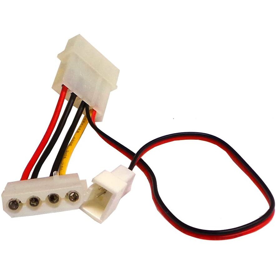 4-pin 2x MOLEX connector to 2-pin fan 12V | Shopee Malaysia