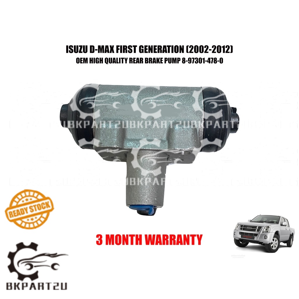ISUZU D-MAX FIRST GENERATION (2002-2012) REAR BRAKE PUMP PUMP BELAKANG ...