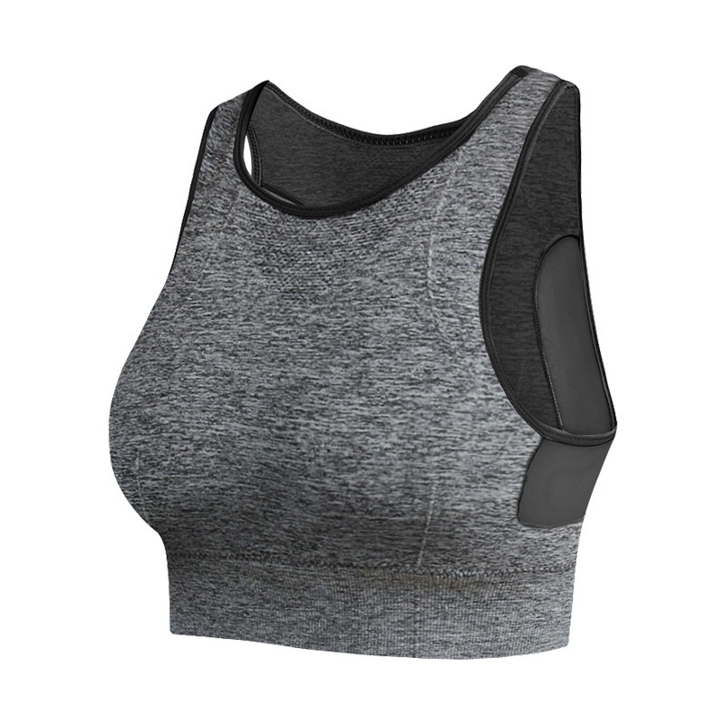 Mesh Sport Bra Vest Fast Drying Shockproof Bras Yoga Running Fitness ...