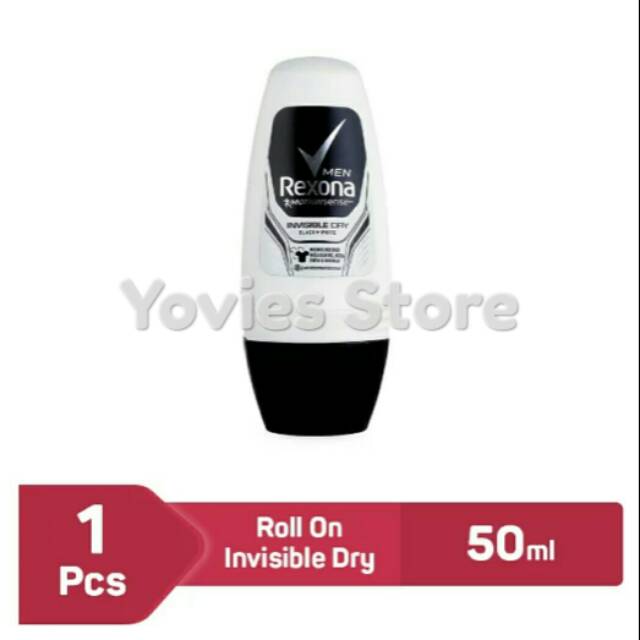 Rexona Men's Deodorant Roll On Invisible Dry 50ml | Shopee Malaysia
