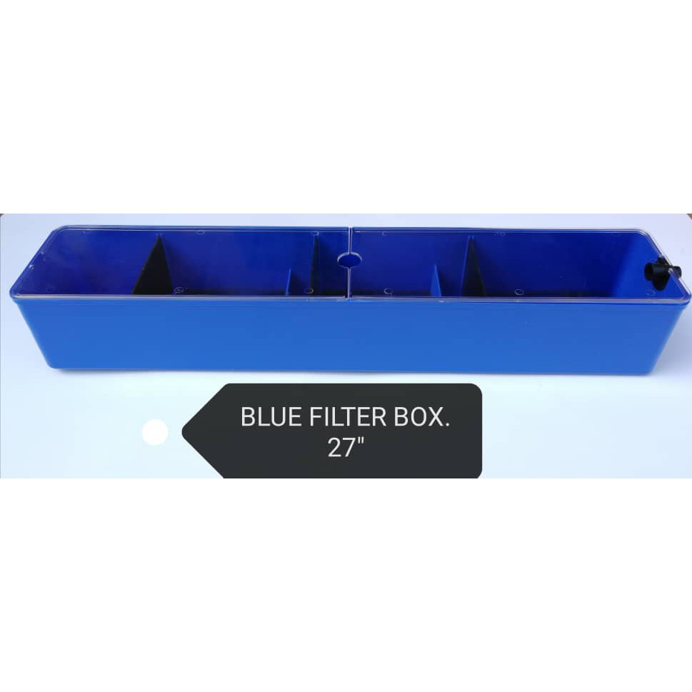 Top Filter Box For Aquarium Large 27 inch (68.5cm x 12.7cm x 11.4cm ...