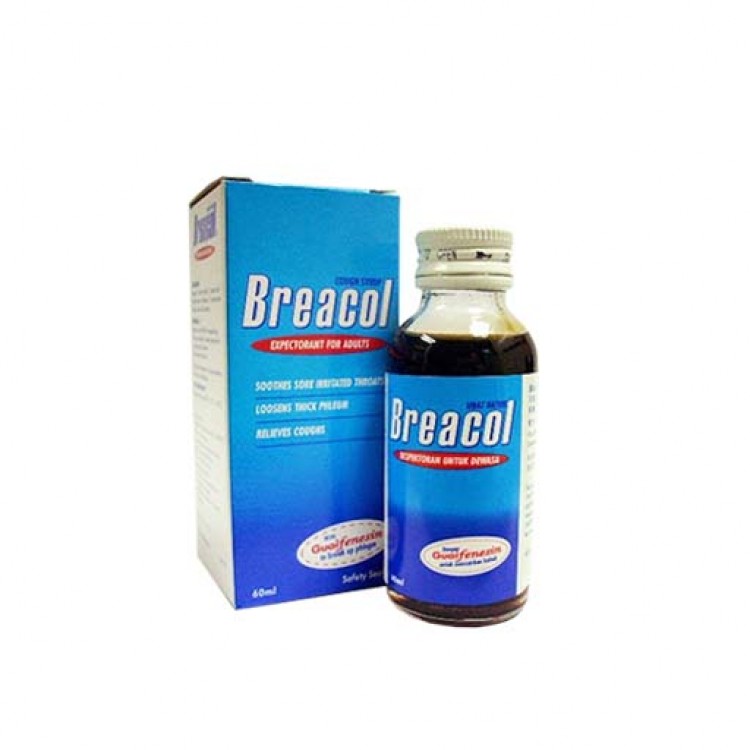 BREACOL COUGH SYRUP expectorant for adults 60ML / 120ML | Shopee Malaysia
