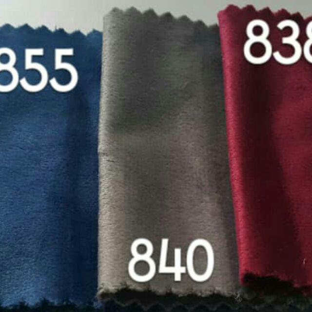 FABRIC VELVET / KAIN BALDU KUALITI TERBAIK PELBAGAI WARNA (bidang 60 ...