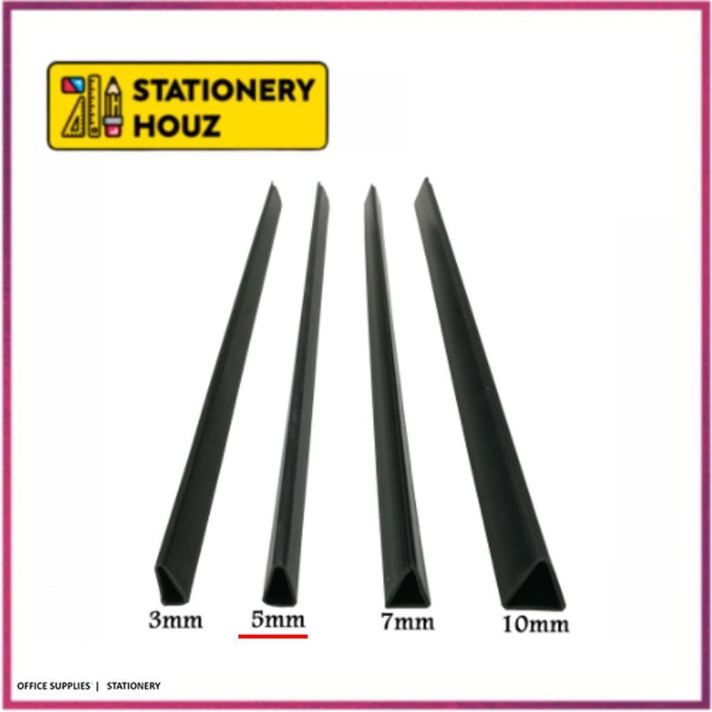 A4 Binders 4 Colors Plastic Slide n Grip Binding Bars for Reports ...