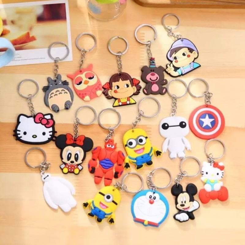 Cute Keychain Freegift Keychain Cartoon Lanyard Keychain Murah Cheap ...