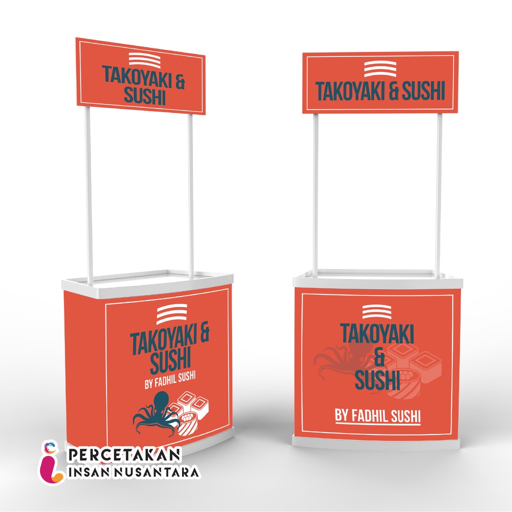 (READY STOCK) PVC Counter Booth / PVC Portable Booth Counter / PVC ...