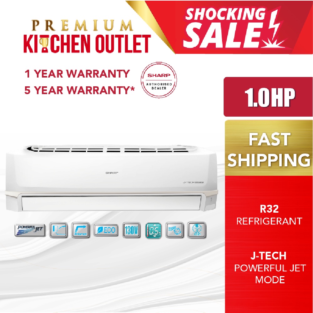 Sharp Japan 1.0HP R32 Inverter Air Conditioner AHX9VED2 / AUX9VED2 ...