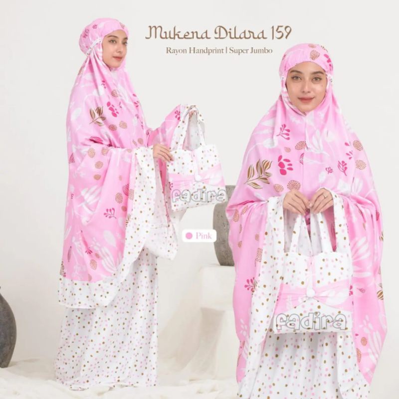Mukena JUMBO | Prayer Gown JUMBO DILARA by fadira | Mukena DILARA ...