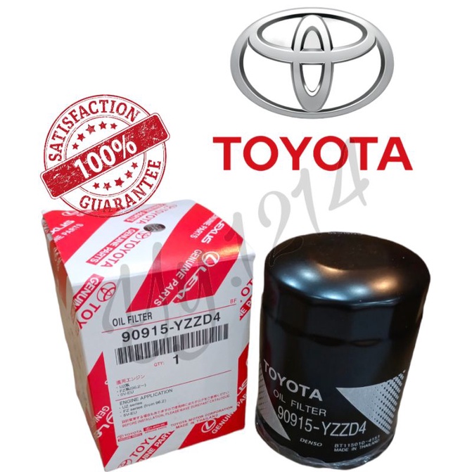 🇲🇾READY STOCK🔥 90915-YZZD4 Toyota Oil Filter D4 INNOVA HILUX FORTUNER ...