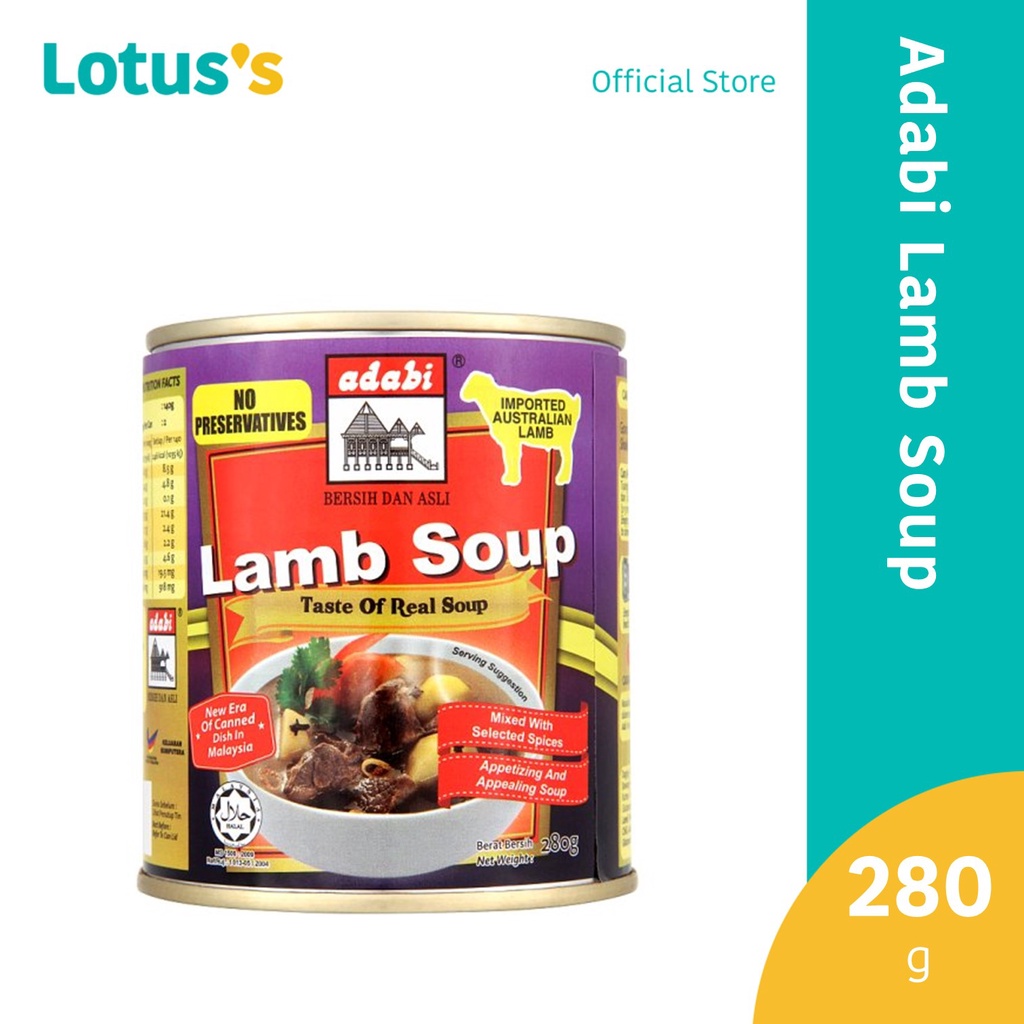 Adabi Lamb Soup 280g | Shopee Malaysia