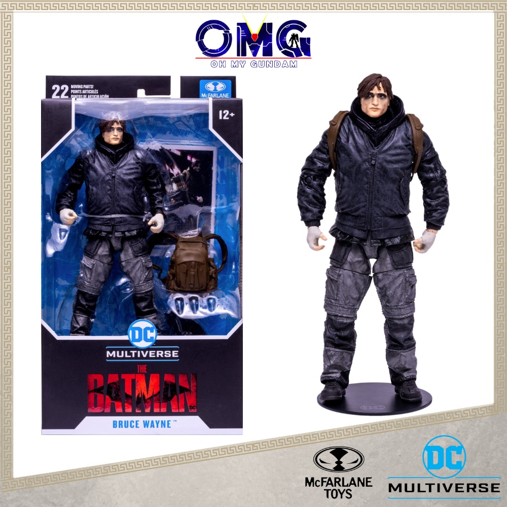 DC Multiverse Mcfarlane The Batman : 7" Figure Bruce Wayne Drifter ...