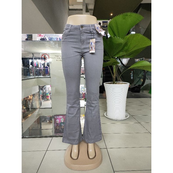 WOMEN BOOTCUT jeans denim Kain Stretchable Good quality (ready stock ...