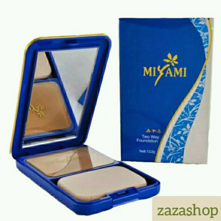 Original cosway bedak miyami compact 2 way cake foundation murah alas ...